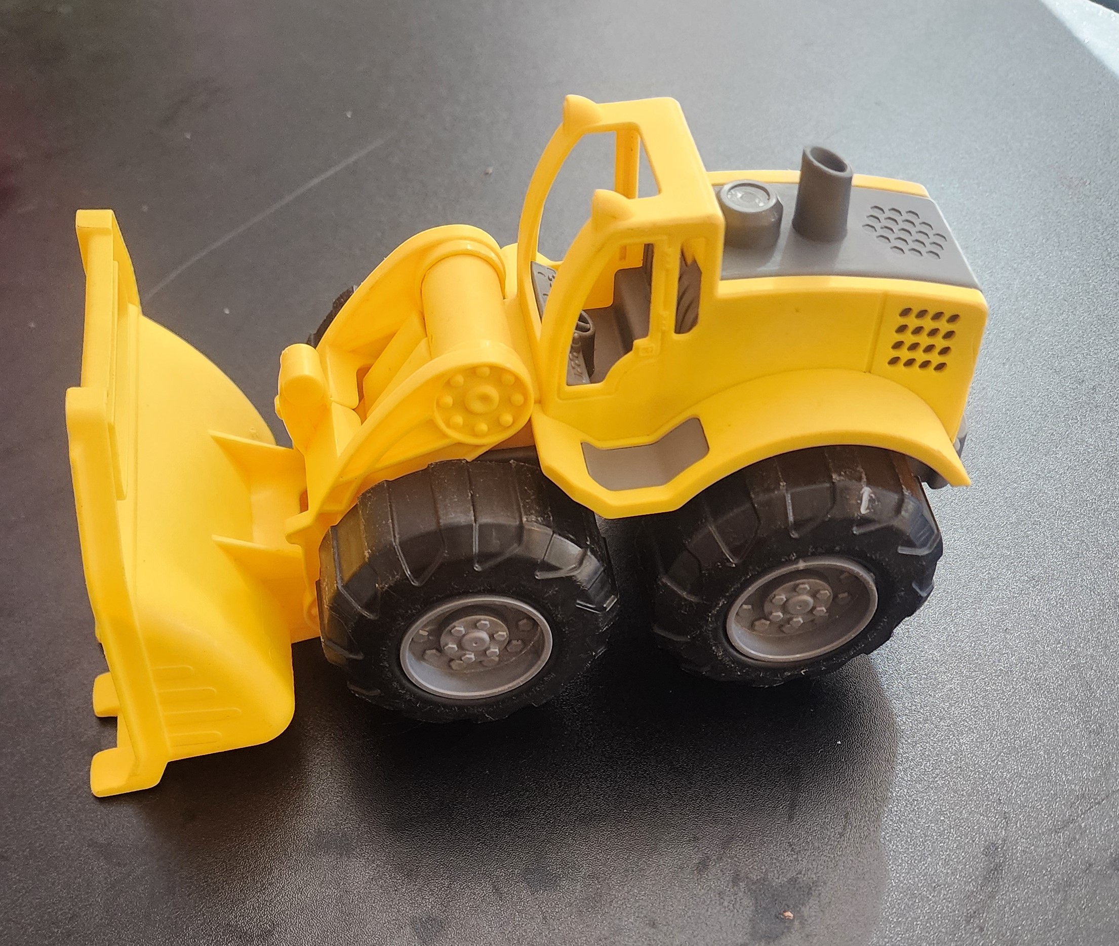 Yellow bulldozer